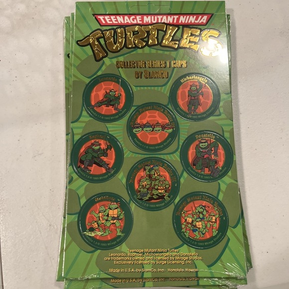 Toys | 1993 Pogsmilkcaps Brand New Teenage Mutant Ninja Turtles By ...